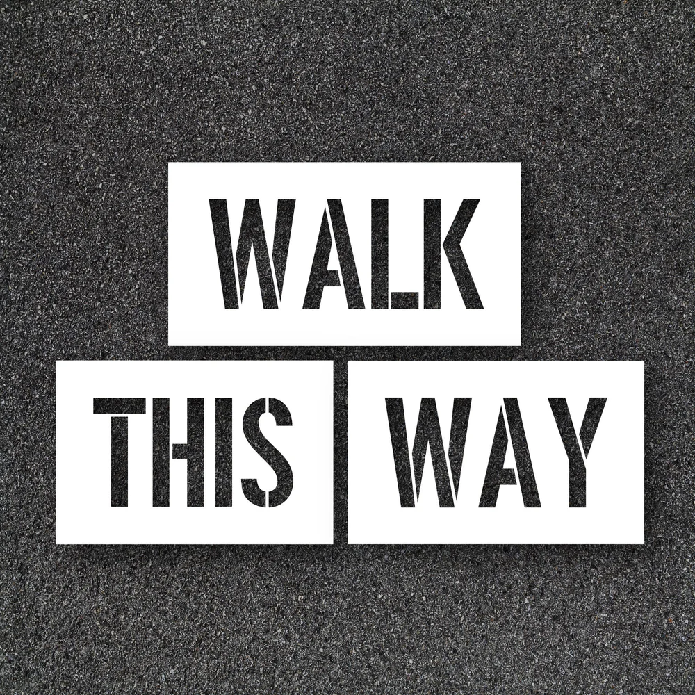 Stencils for Roads & Car Parks