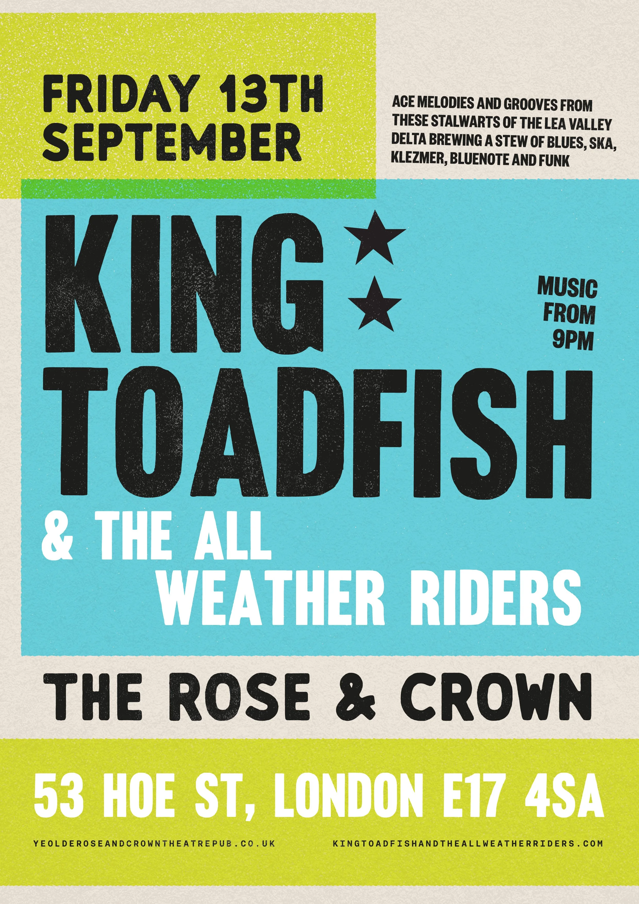 King Toadfish and the All-Weather Riders