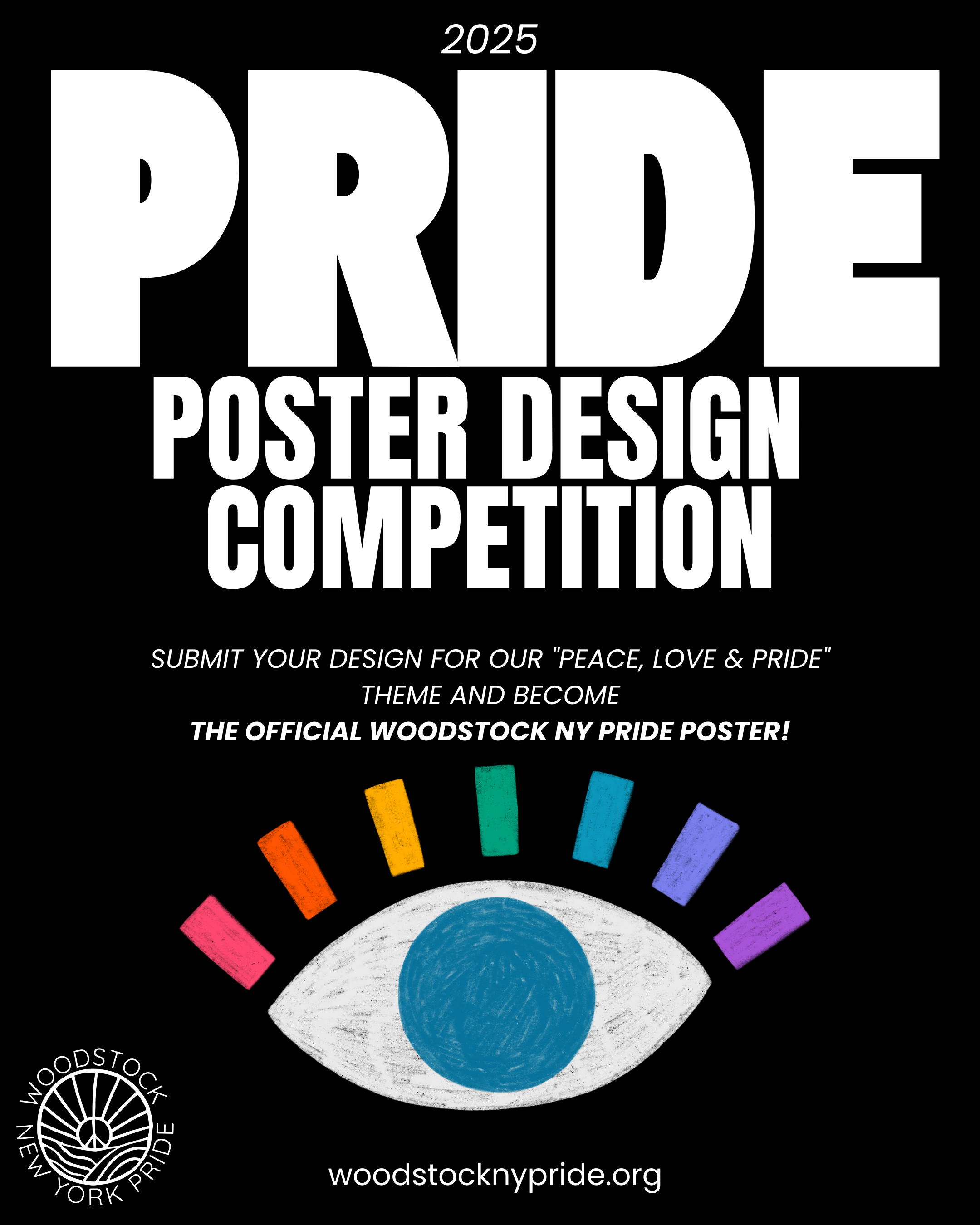 2025 Commemorative Poster Design Competition — Woodstock New York Pride