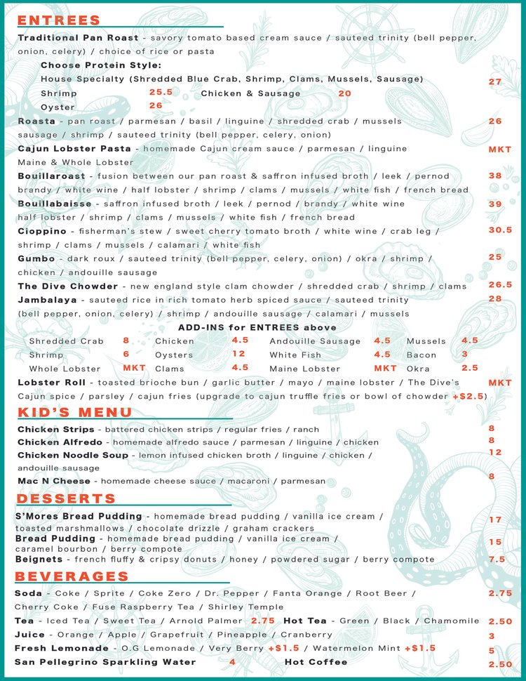 Irvine Spectrum — The Dive Oyster Bar