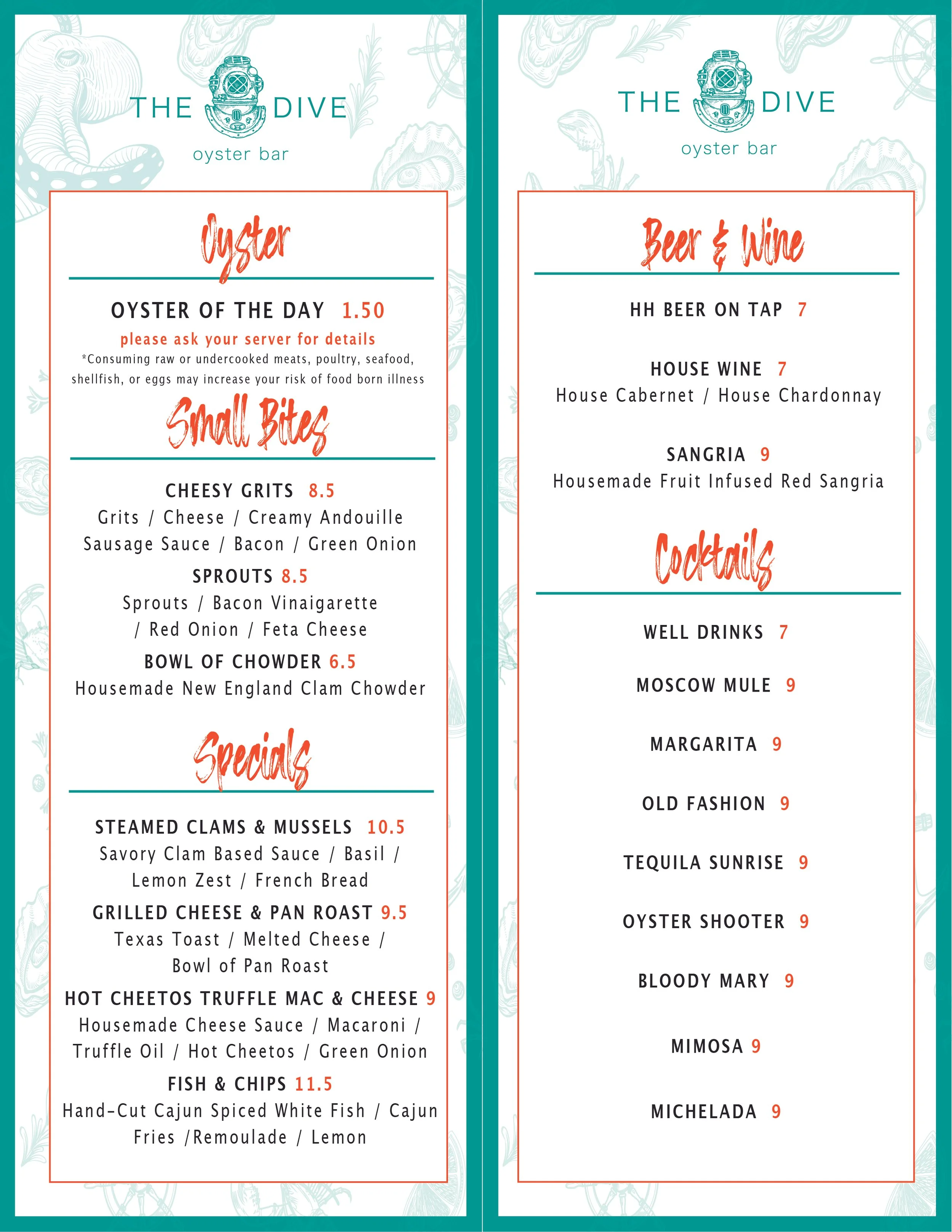 Temple City — The Dive Oyster Bar