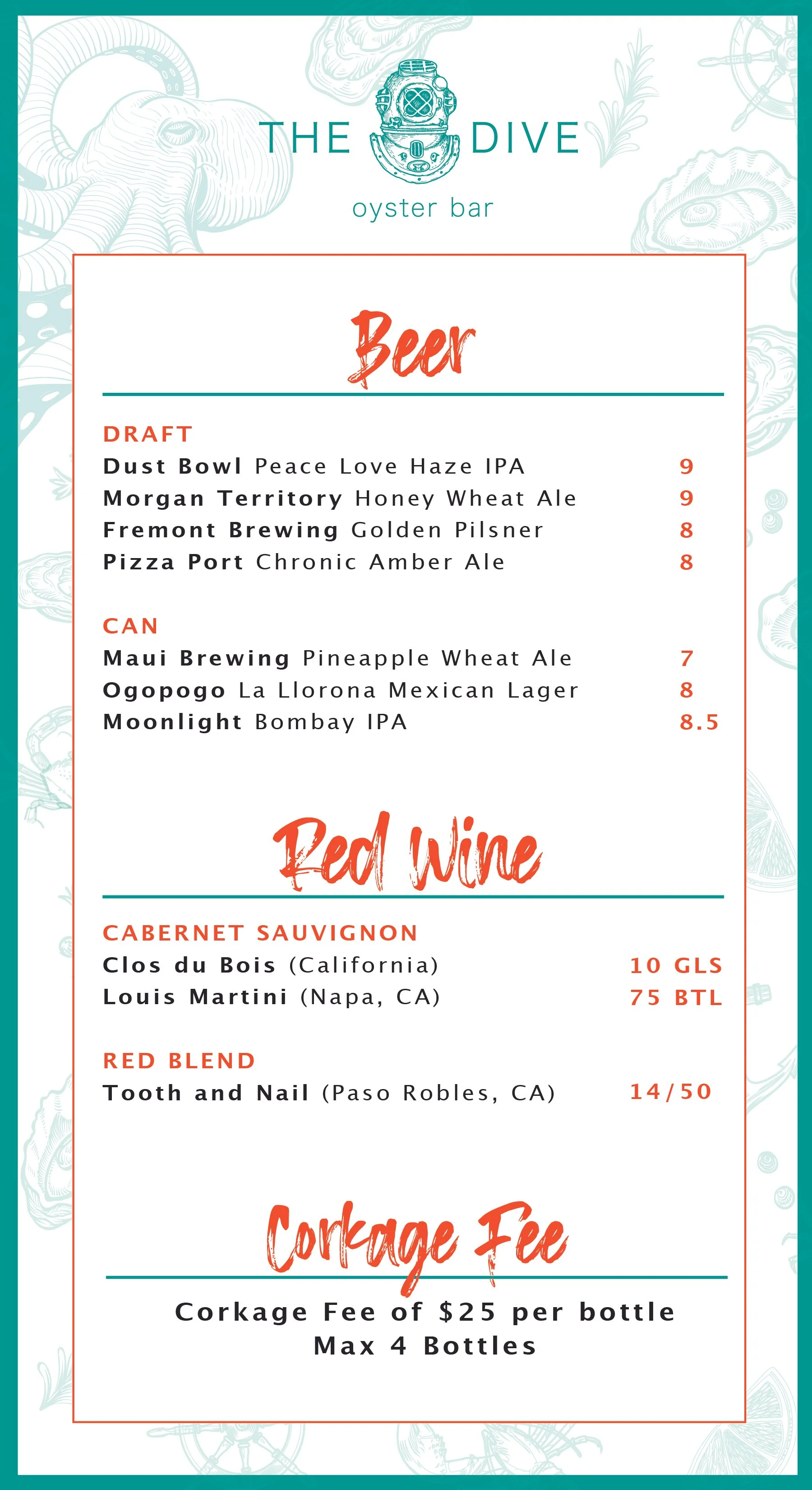 San Jose — The Dive Oyster Bar