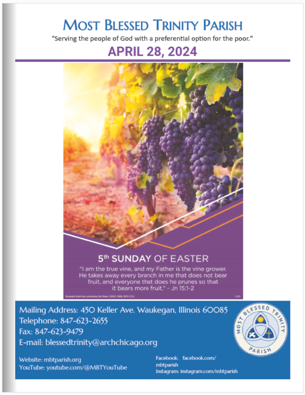 Bulleting Board — Most Blessed Trinity Parish