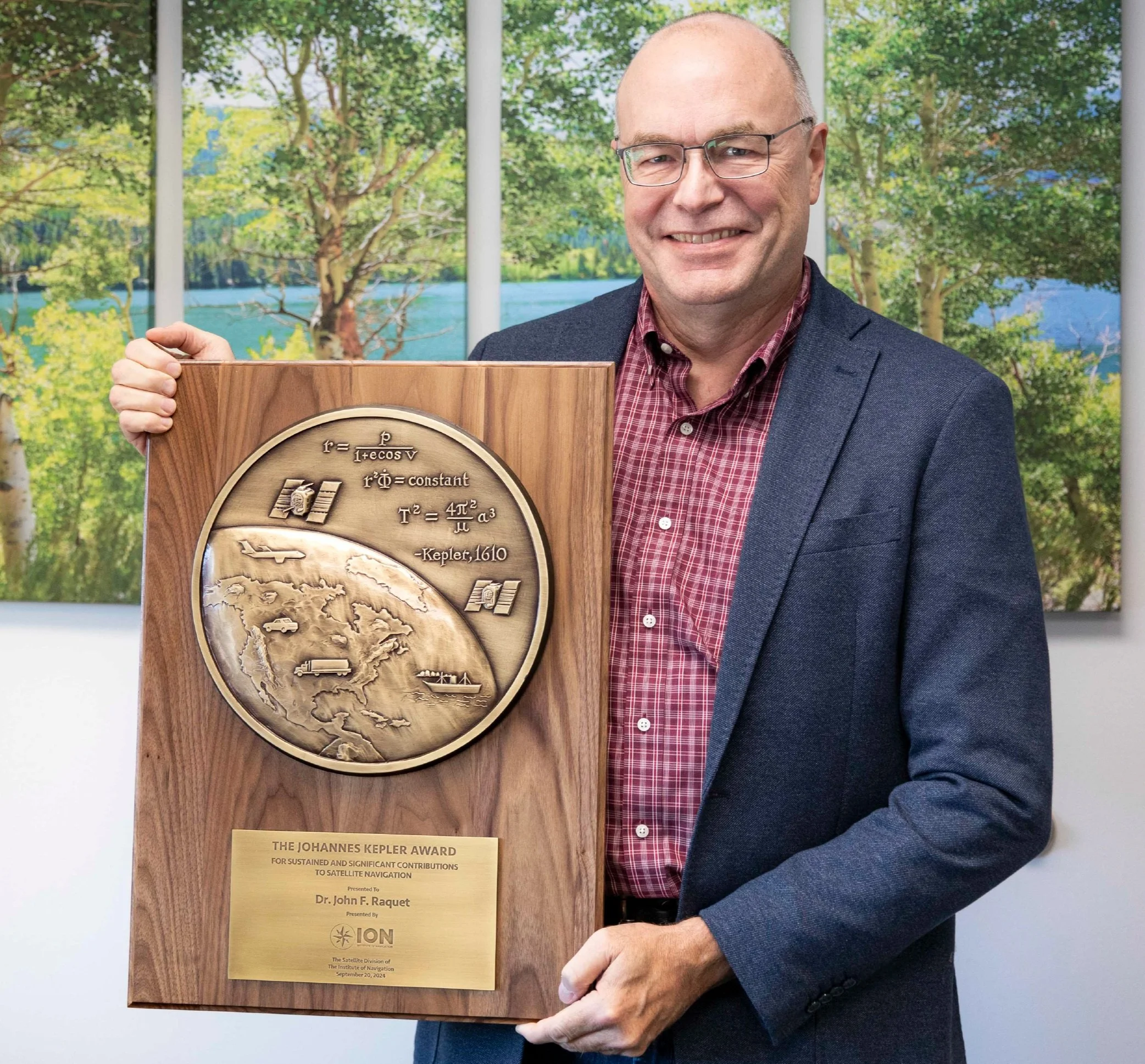 Dr. John Raquet Receives Kepler Award — IS4S