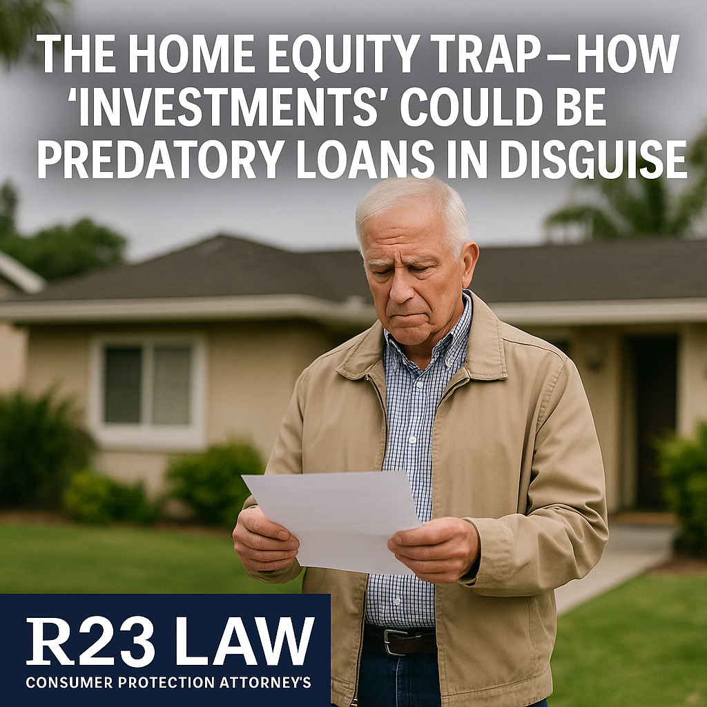 THE HOME EQUITY TRAP — How “Investments” Could Be Predatory Loans in ...