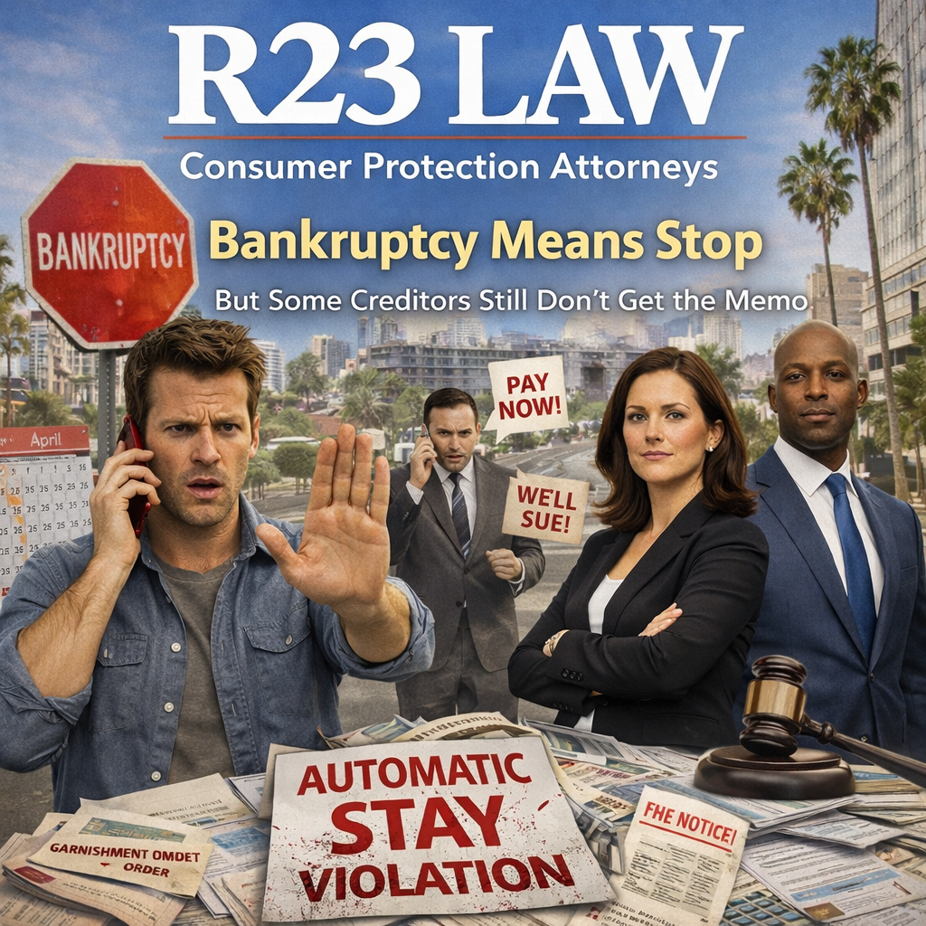 BANKRUPTCY MEANS STOP — But Some Creditors Still Don’t Get the Memo ...