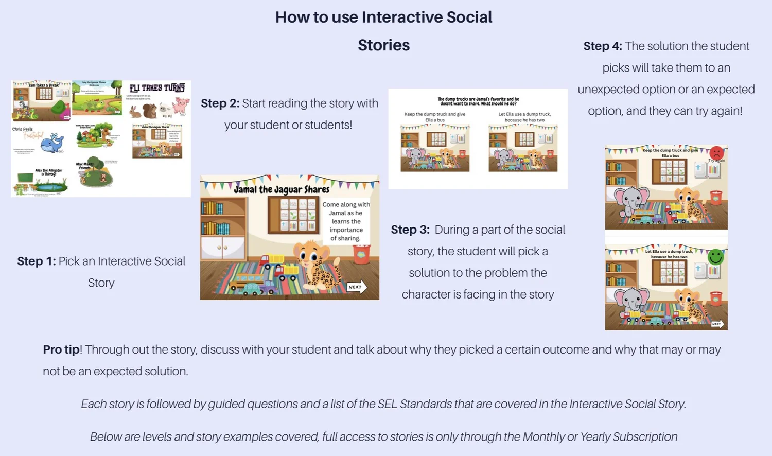 Interactive Social Stories