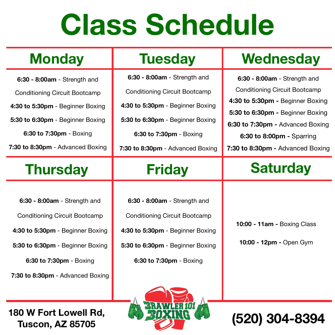 Services — Brawler 101 Boxing