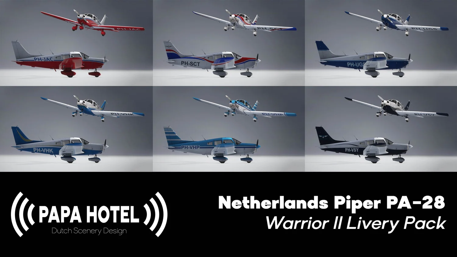 Netherlands PA-28 Warrior II Livery Pack | Discover Dutch Skies Today ...