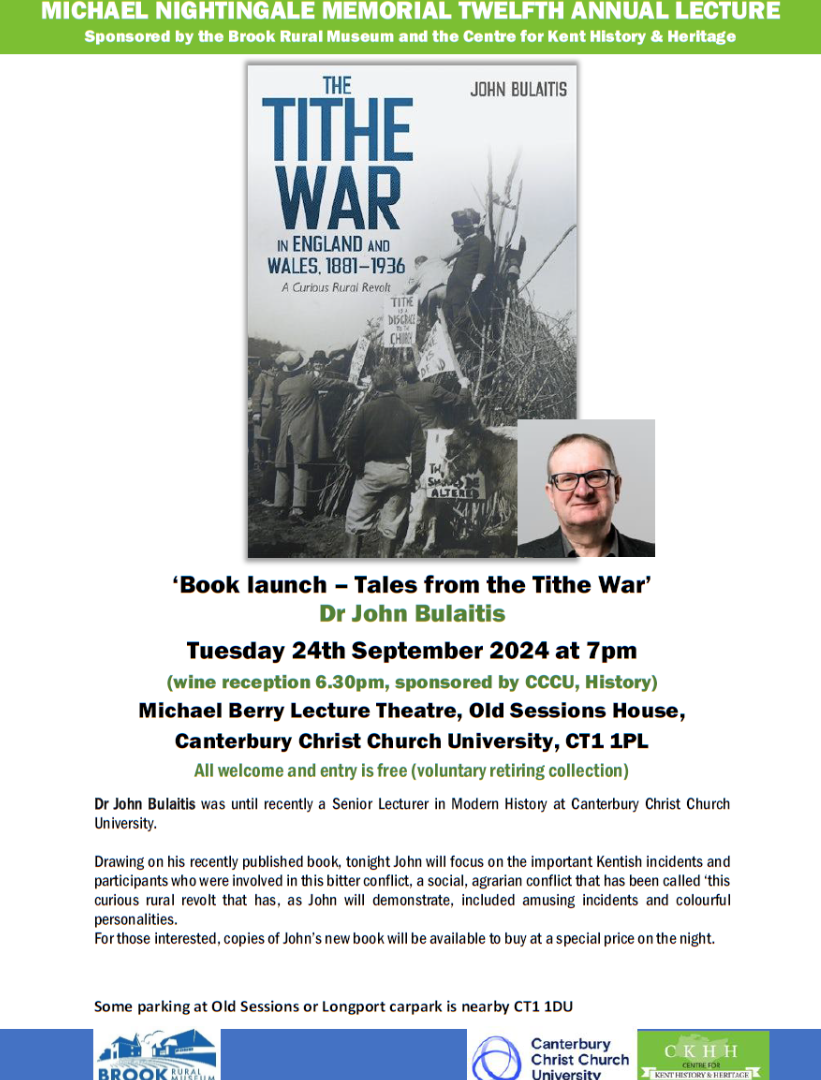 Michael Nightingale Memorial Twelfth Annual Lecture — Kent History ...