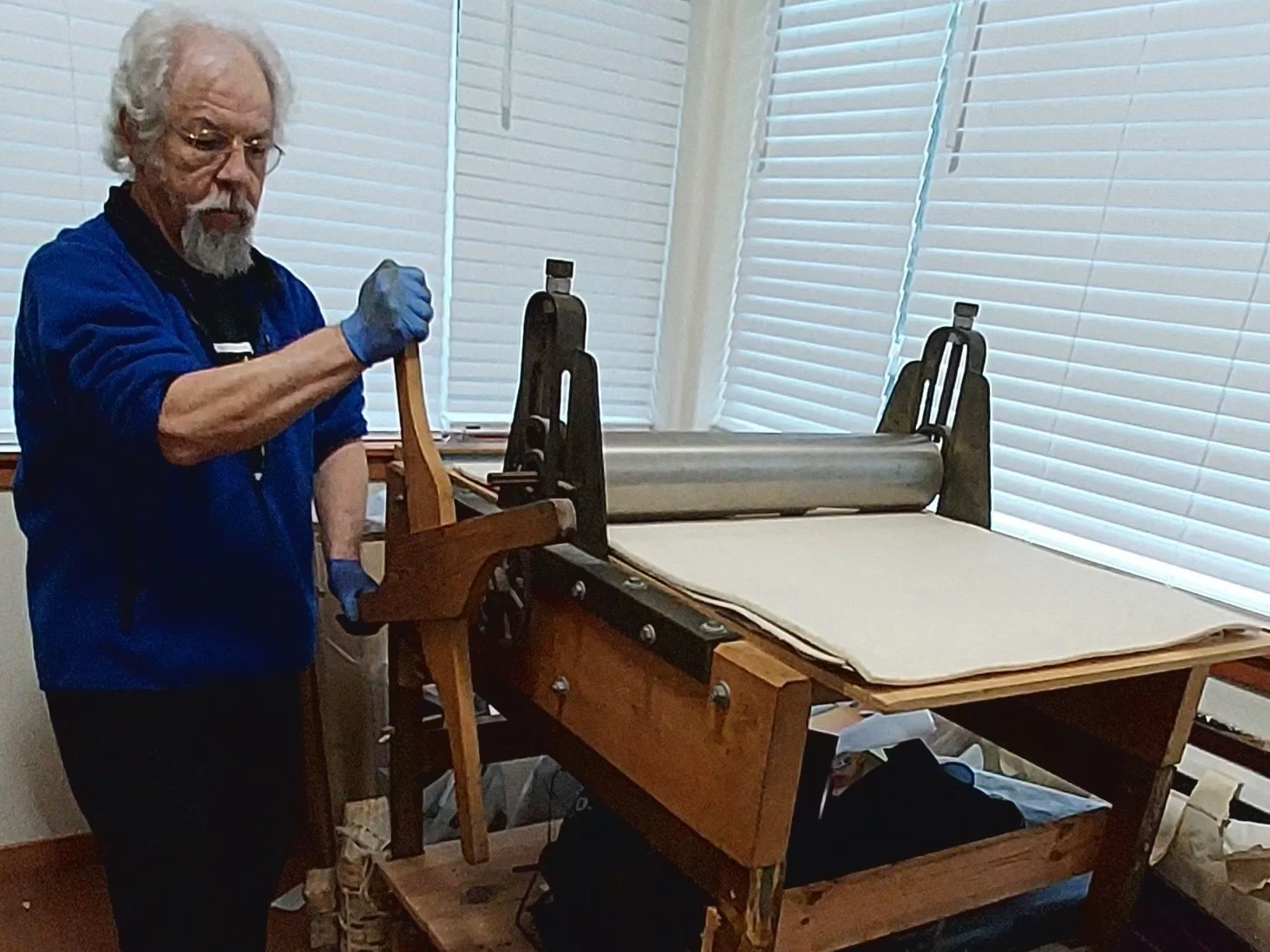 MAKING AN ETCHING — Mark Woolbright, Printmaker