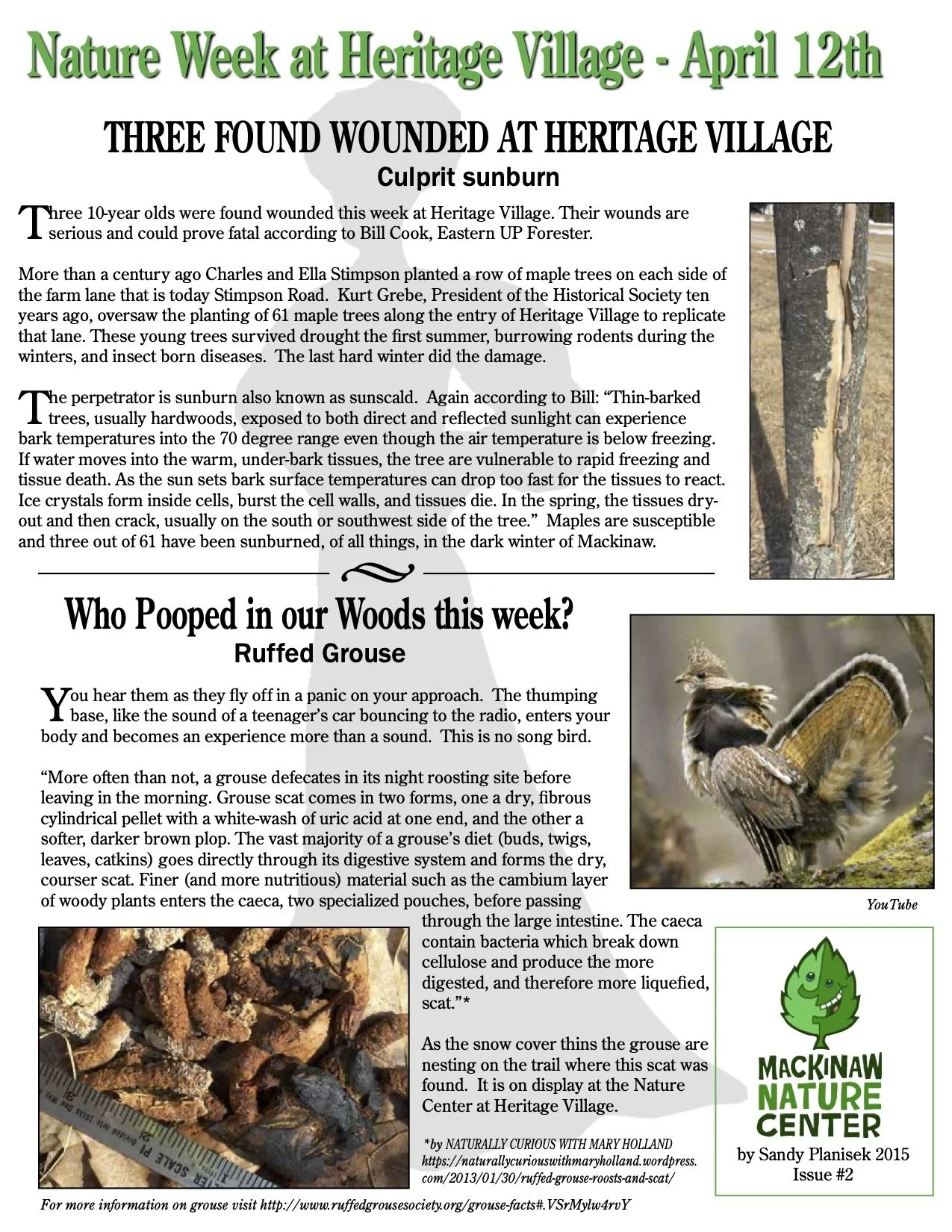 Nature Week | Join Nature Week Now — Explore Outdoors — Mackinaw Area ...