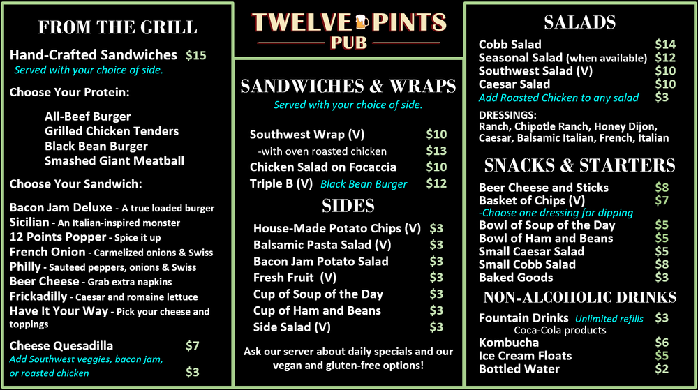 12 Pints Pub — 12 Points Public Market