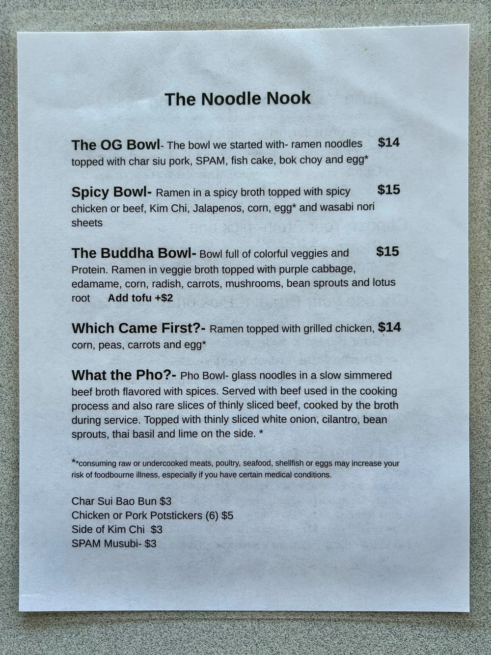 The Noodle Nook — 12 Points Public Market