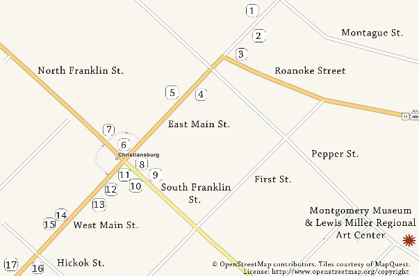 Christiansburg Walking Tour — Montgomery Museum
