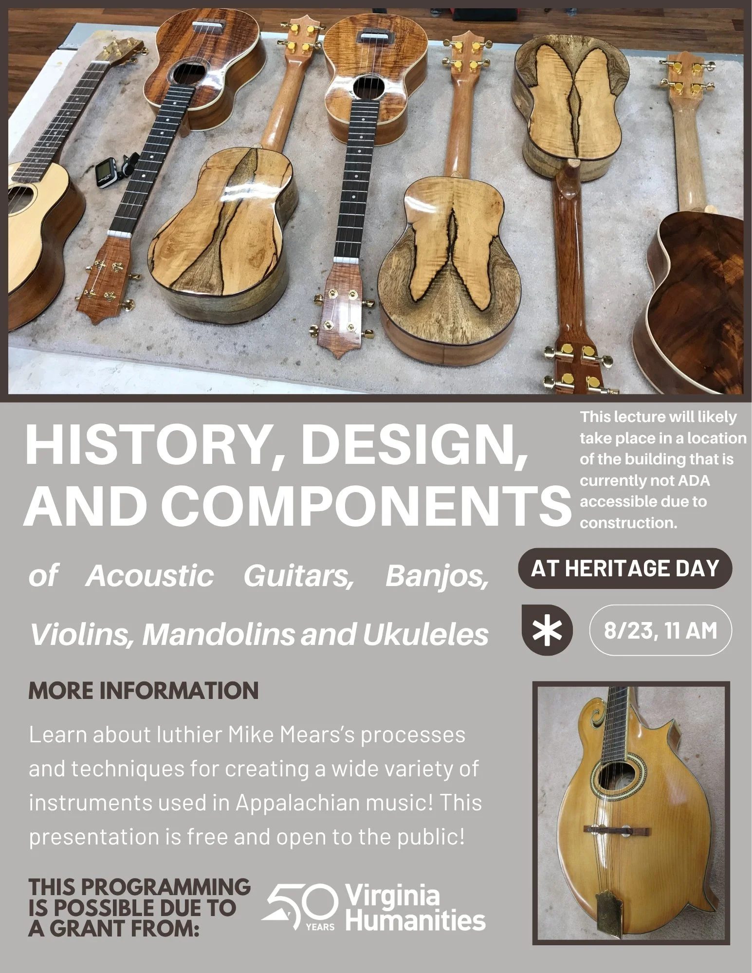 History, Design, and Components - Luthier Presentation — Montgomery Museum