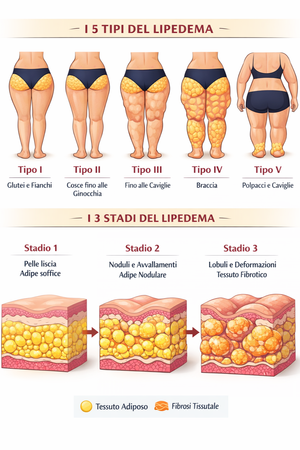 Tipi e stadi del Lipedema: guida completa — Stella Maris Glowinski