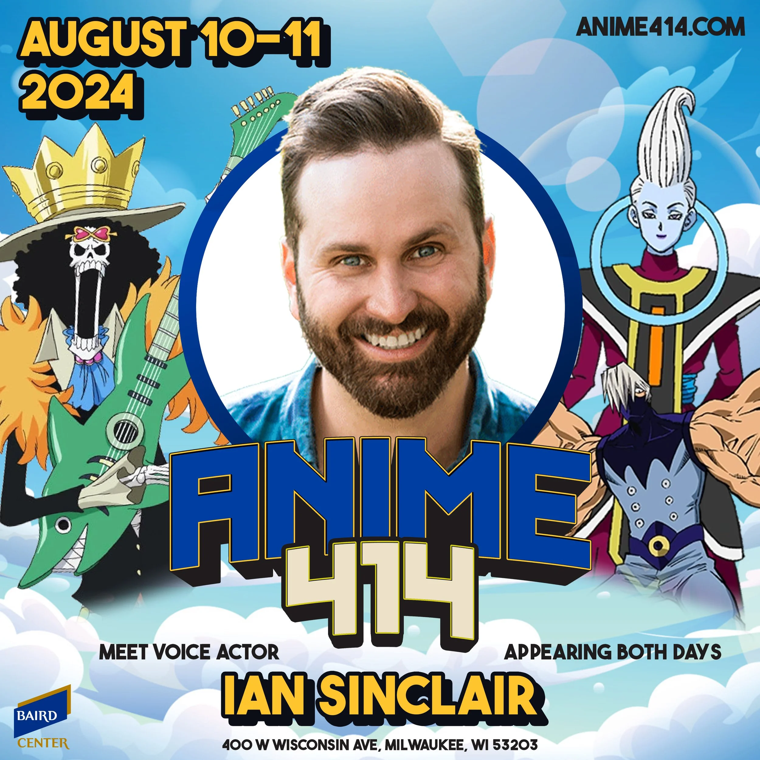 Milwaukee Anime Convention - Anime 414 August 10-11, 2024 Baird Center