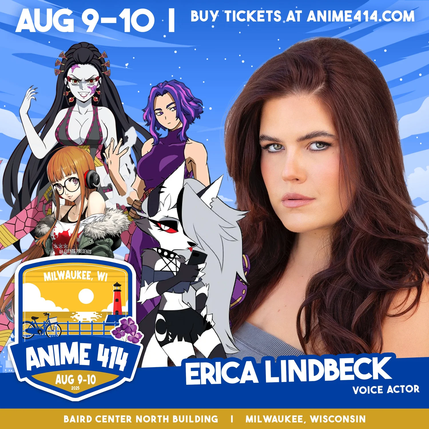 Milwaukee Anime Convention - Anime 414 August 10-11, 2024 Baird Center