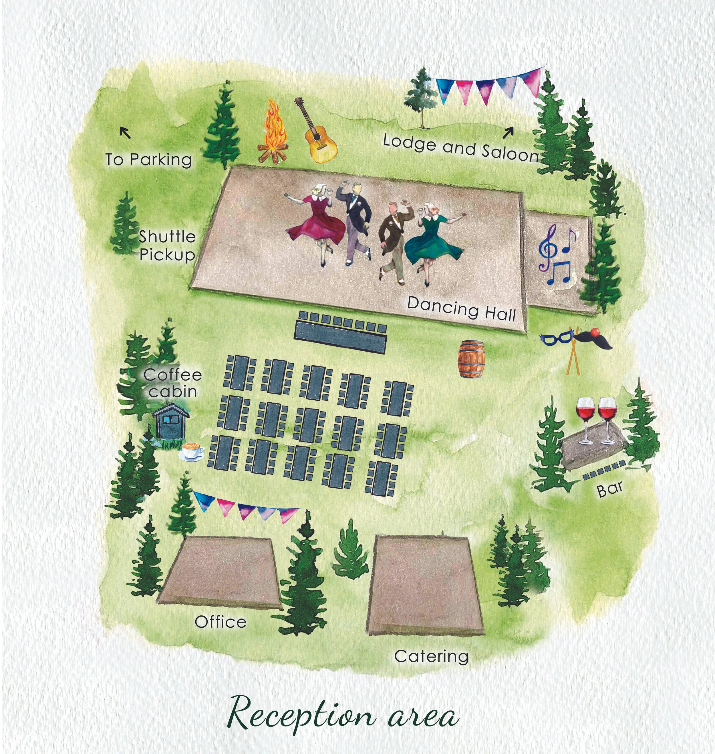 Venue Map | Discover Your Event Venue — Plan Now — The Hideout