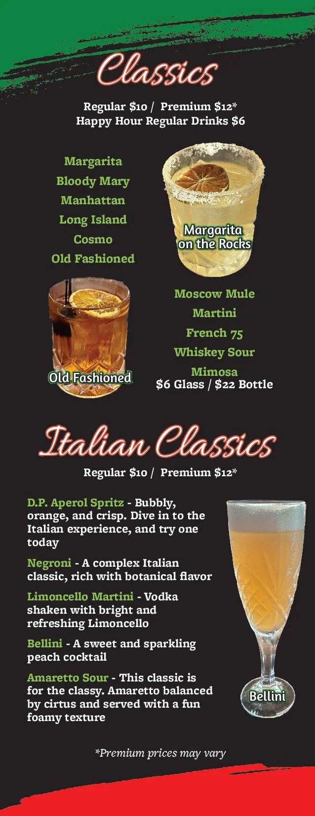 Cocktail/Mocktail | The Meatball Cafe | South Padre Island Breakfast