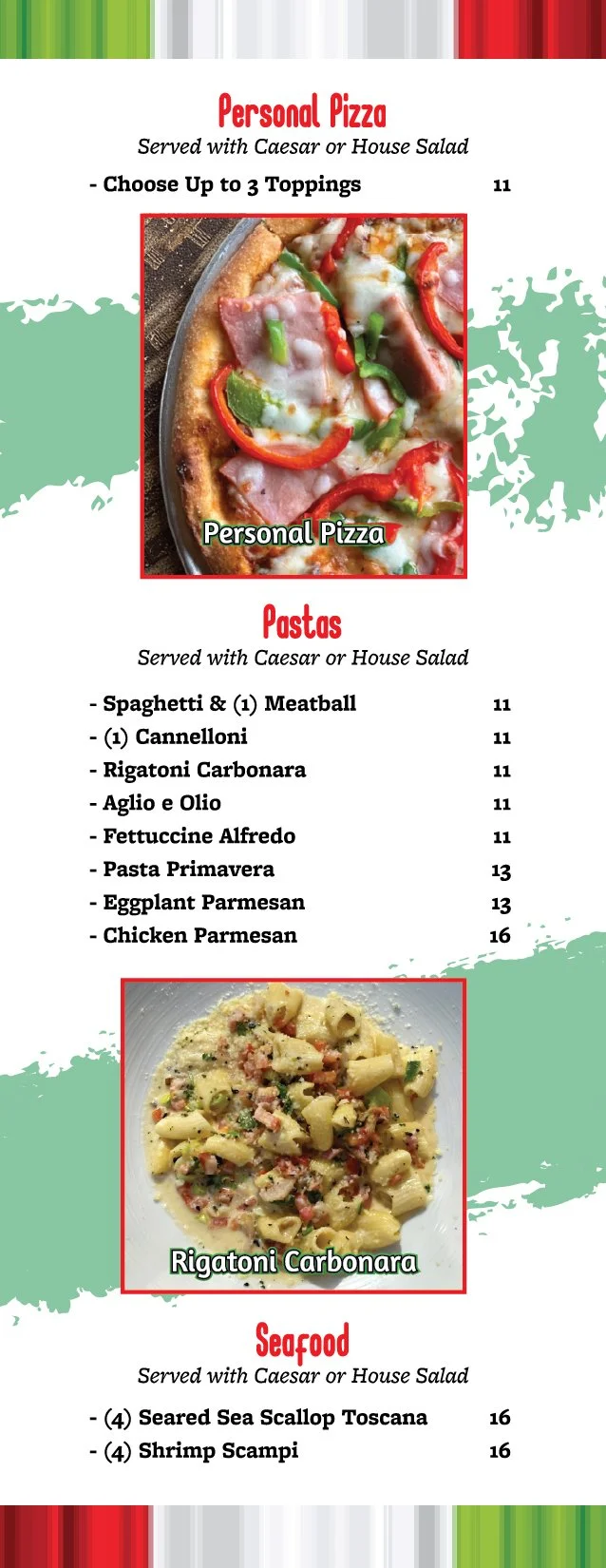 Lunch Menu | The Meatball Cafe | South Padre Island Breakfast