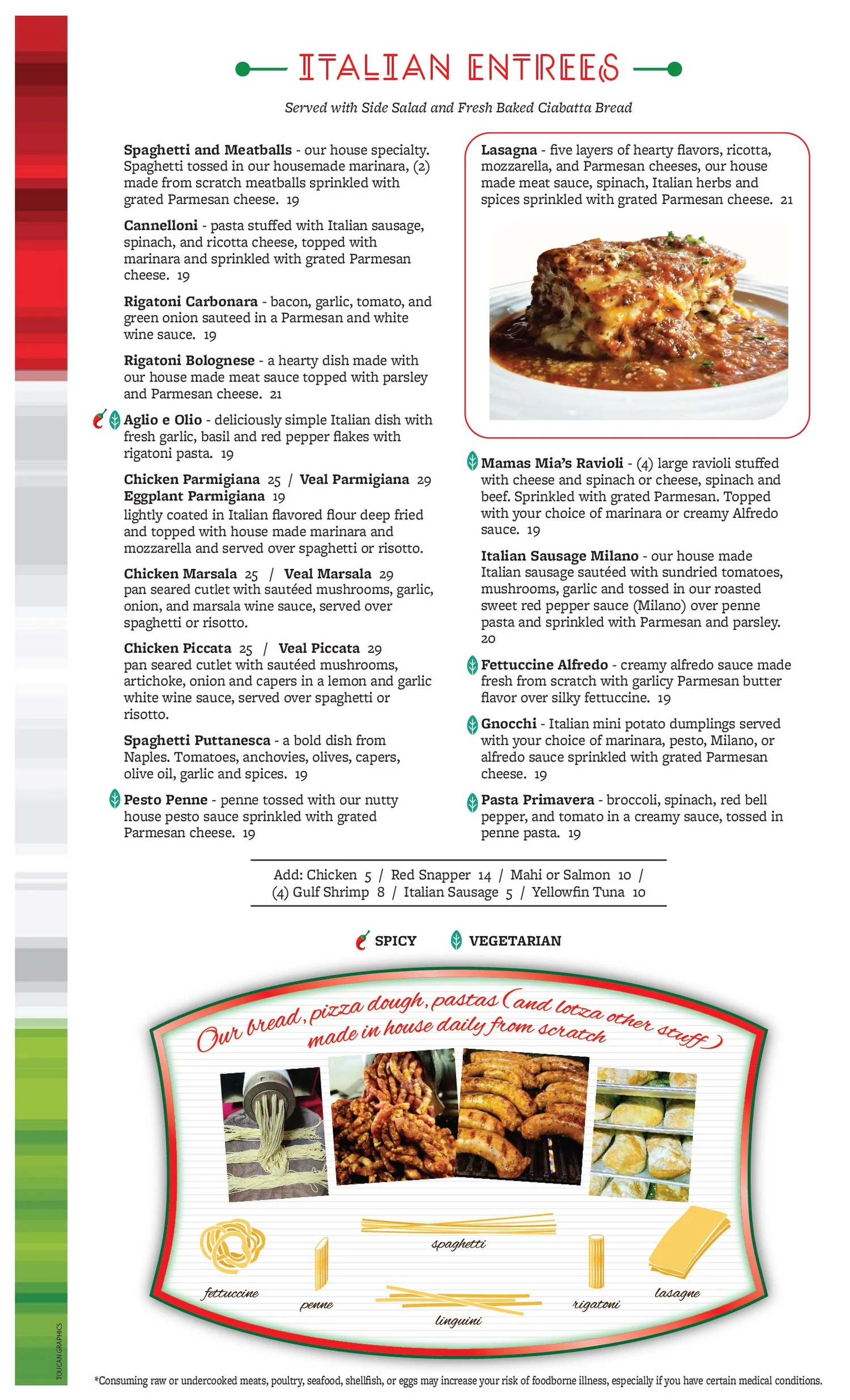 Full Menu | The Meatball Cafe | South Padre Island