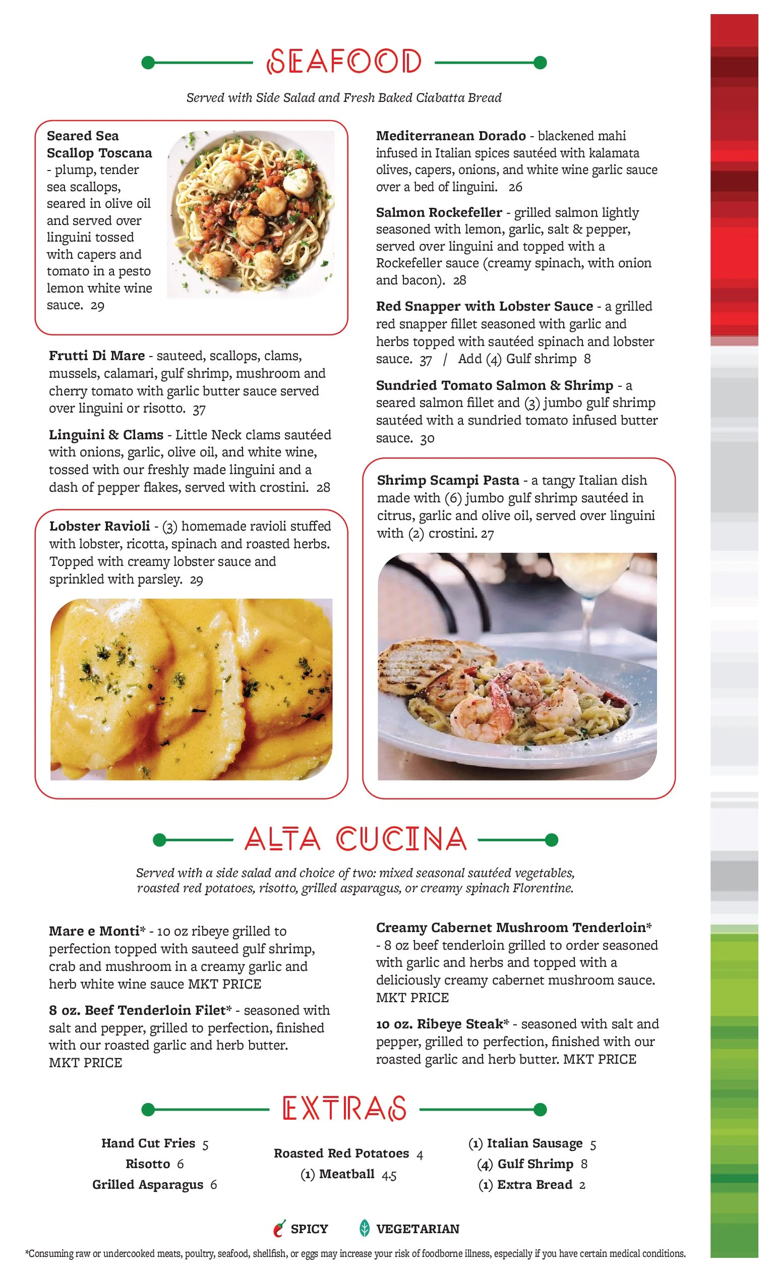 Full Menu | The Meatball Cafe | South Padre Island