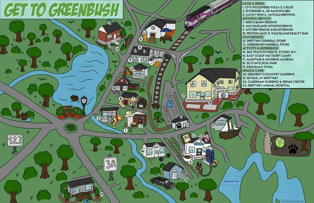 MAP — Get to Greenbush