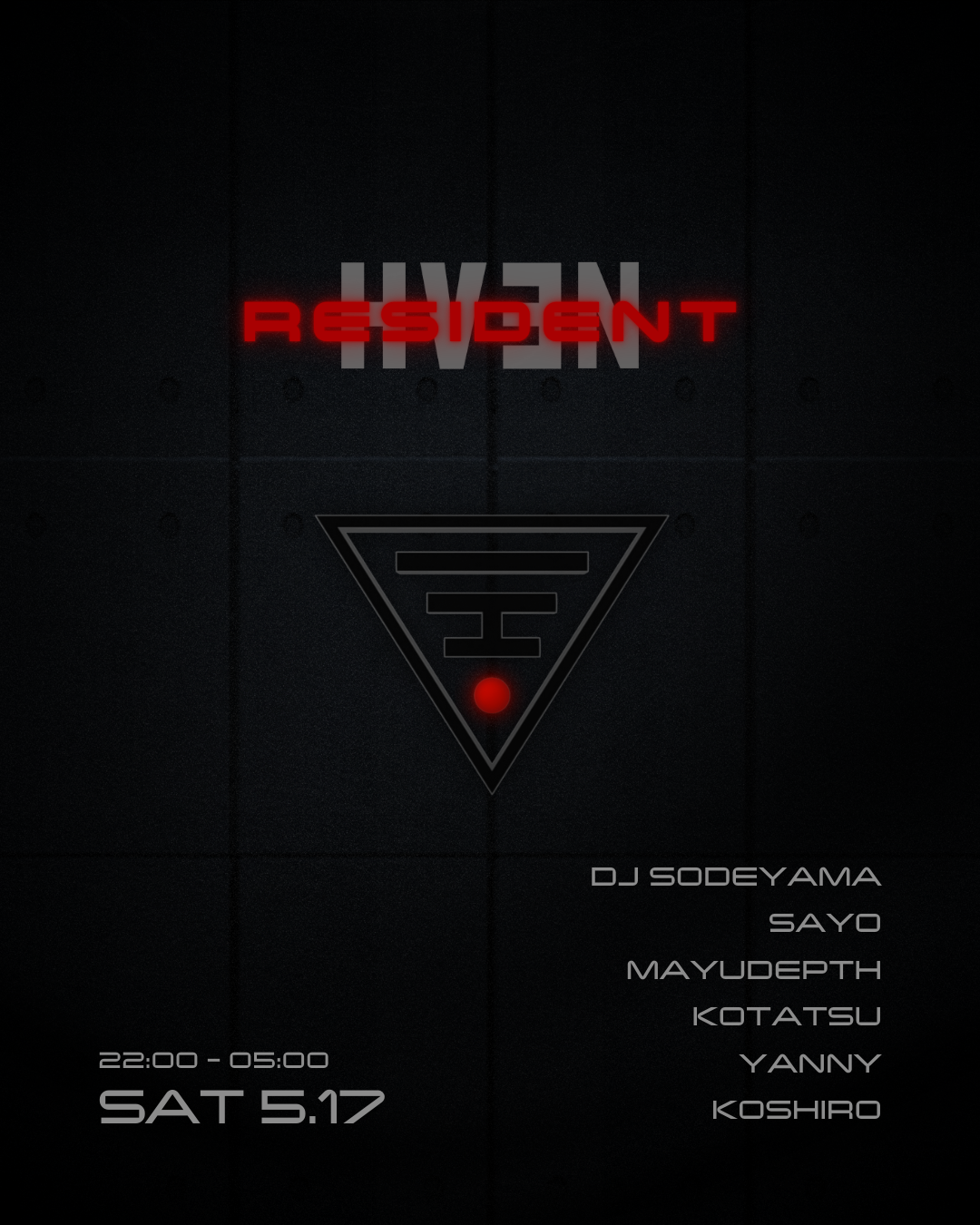 HVEN RESIDENT — HVƎN Tokyo
