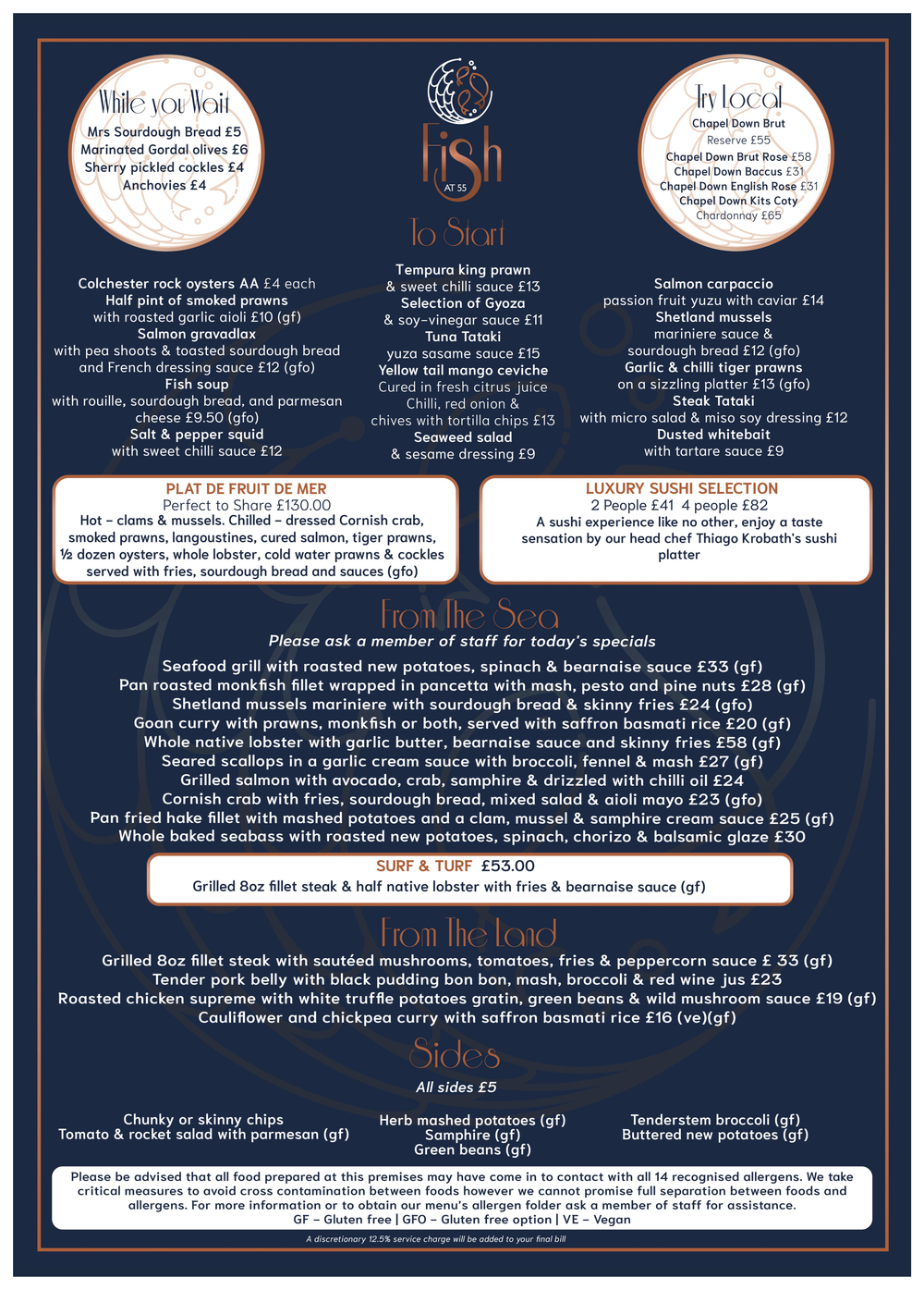 Fish at 55 – Festive Dining & Christmas Bookings in Rochester | Seafood ...