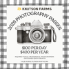 PHOTOGRAPHY PASSES — KNUTSON FARMS INC