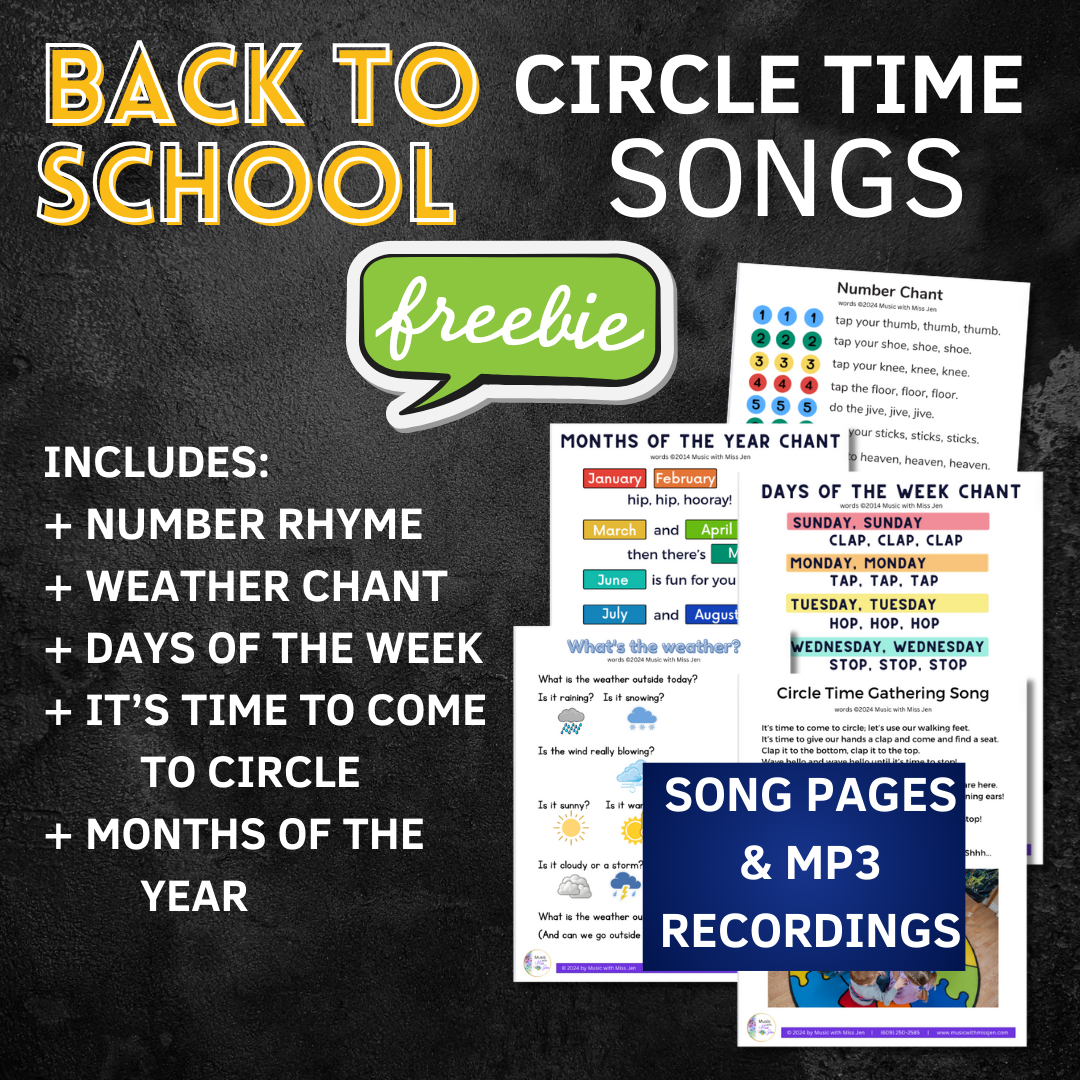 Back to School FREEBIE — Music with Miss Jen