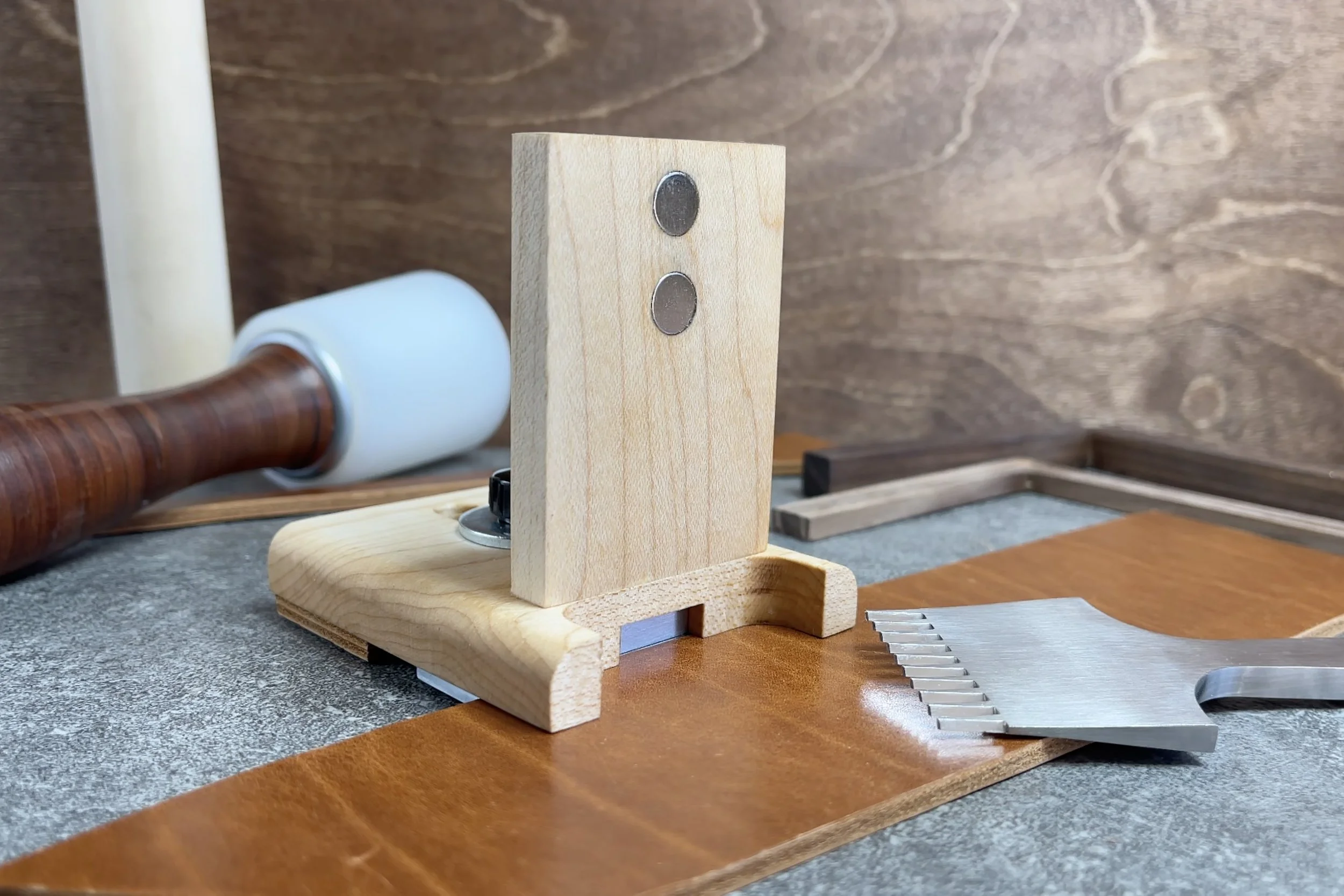 Strummer Design - Leather Stitching Iron Jigs