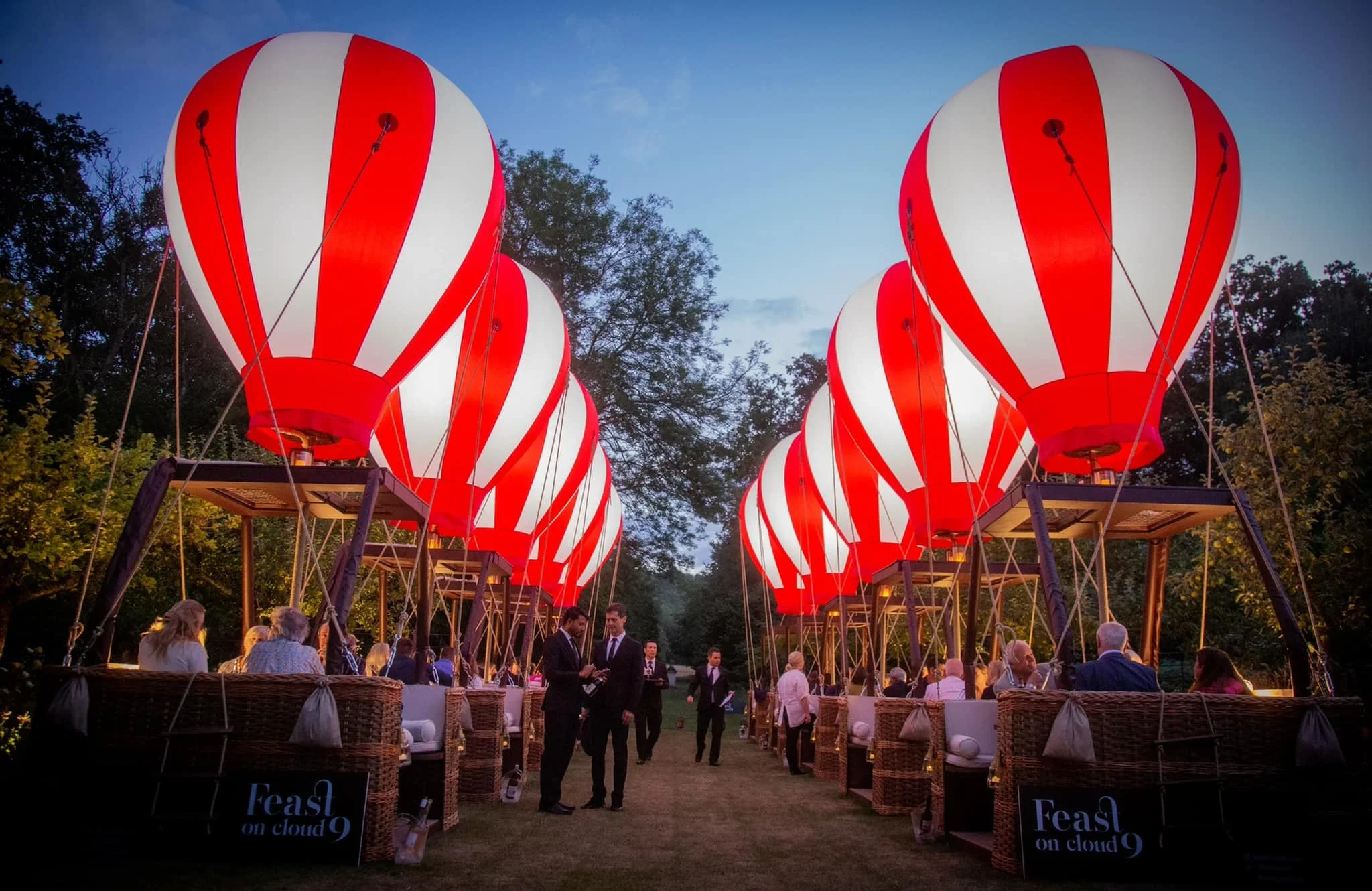 Feast on Cloud 9 — Hot Air Balloon Dining — Feast Events