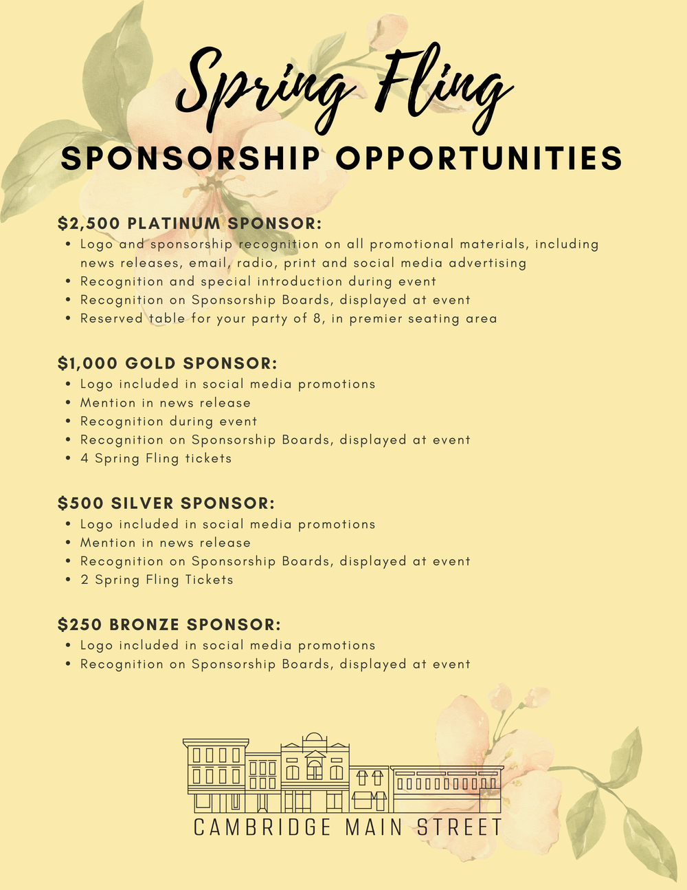 EVENTS — Downtown Cambridge