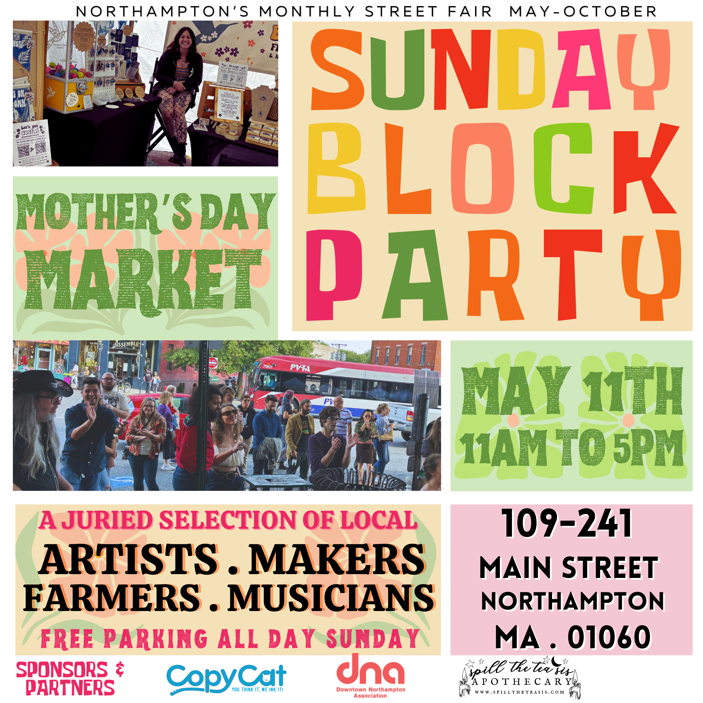 Northampton’s Monthly Sunday Block Party — Northampton Arts Council