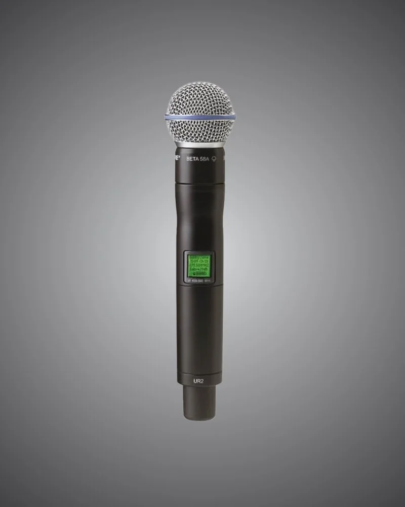 Shure UR2 handheld transmitter hire London and UK – EVENT CONCEPT | EC ...