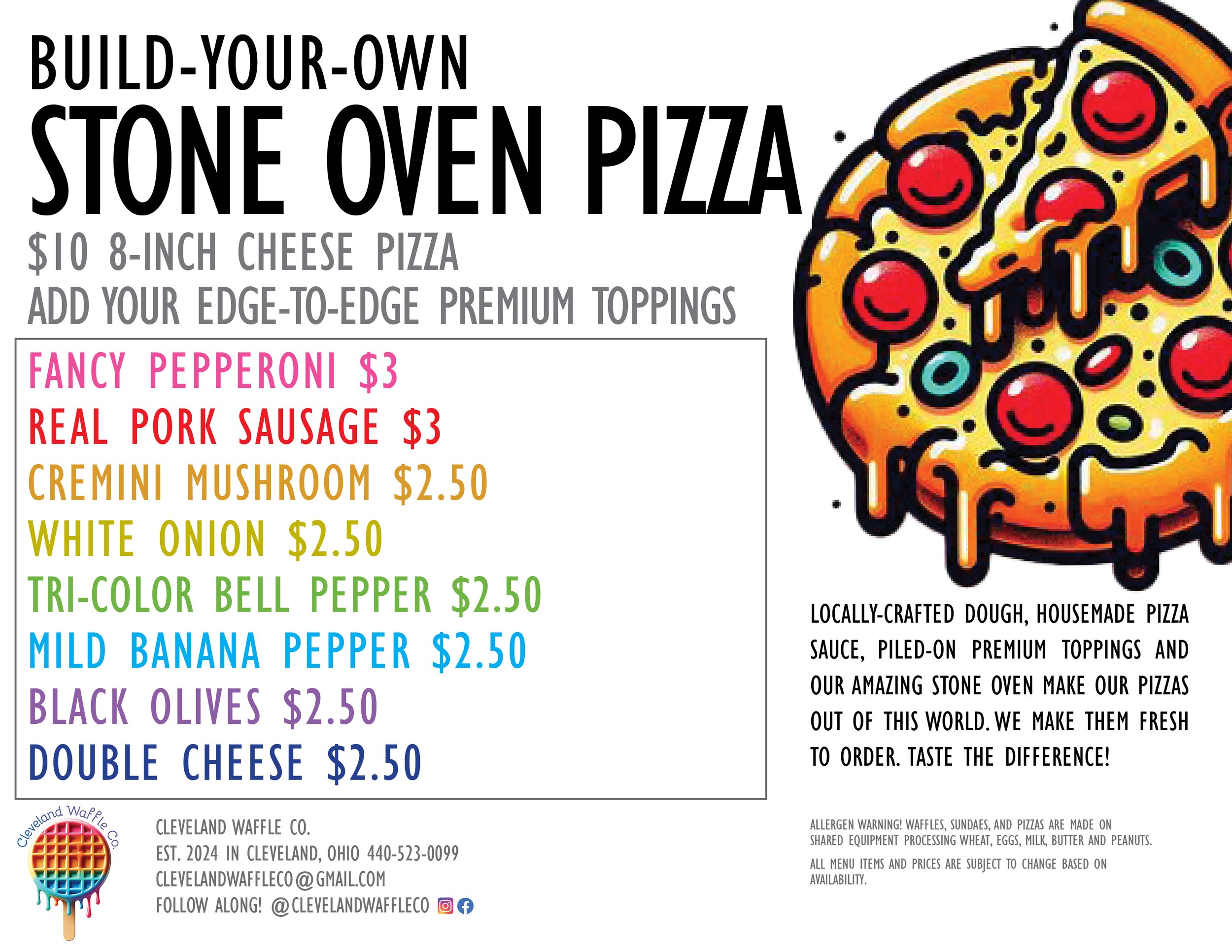 Menus — Cleveland Waffle Co.