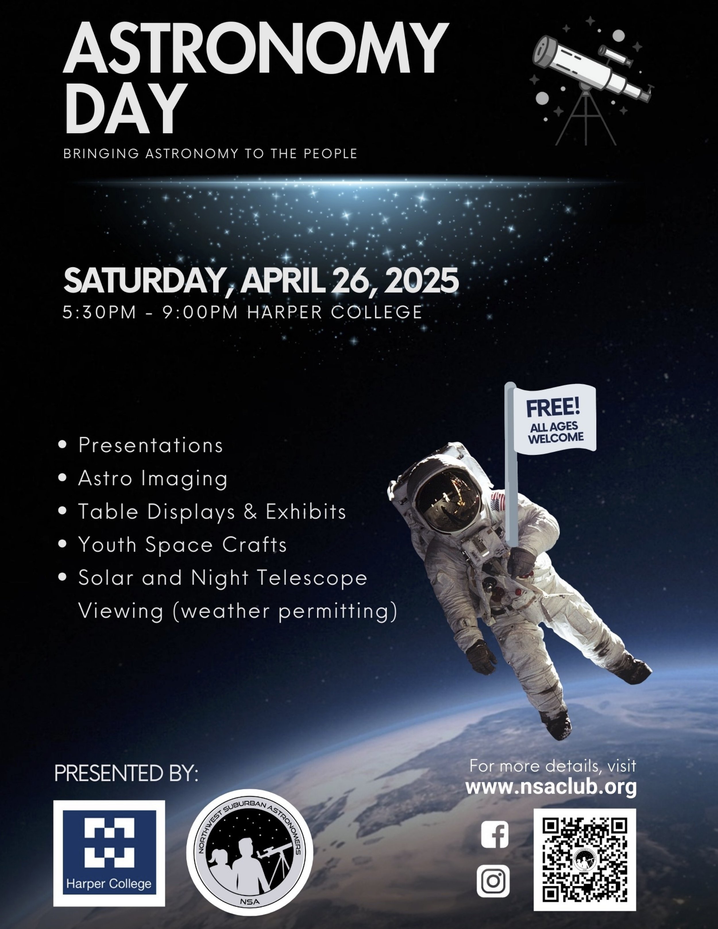 Astronomy Day — Northwest Suburban Astronomers