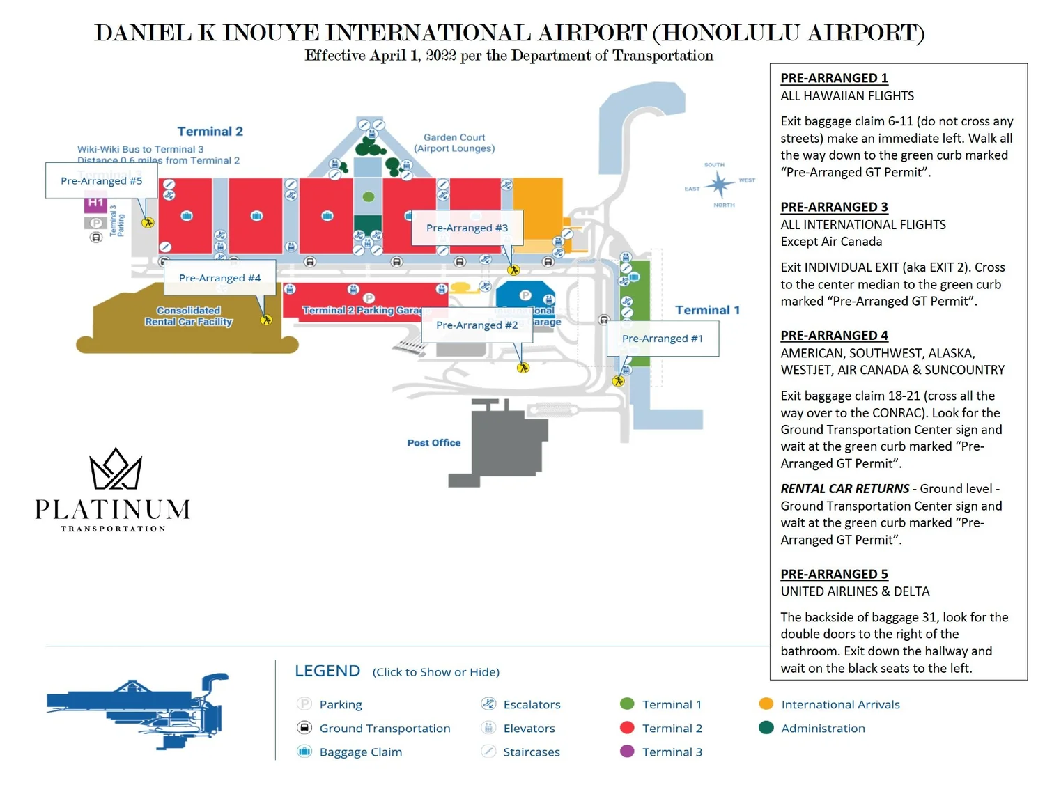 Honolulu Airport Map — Marriott Shared Shuttle