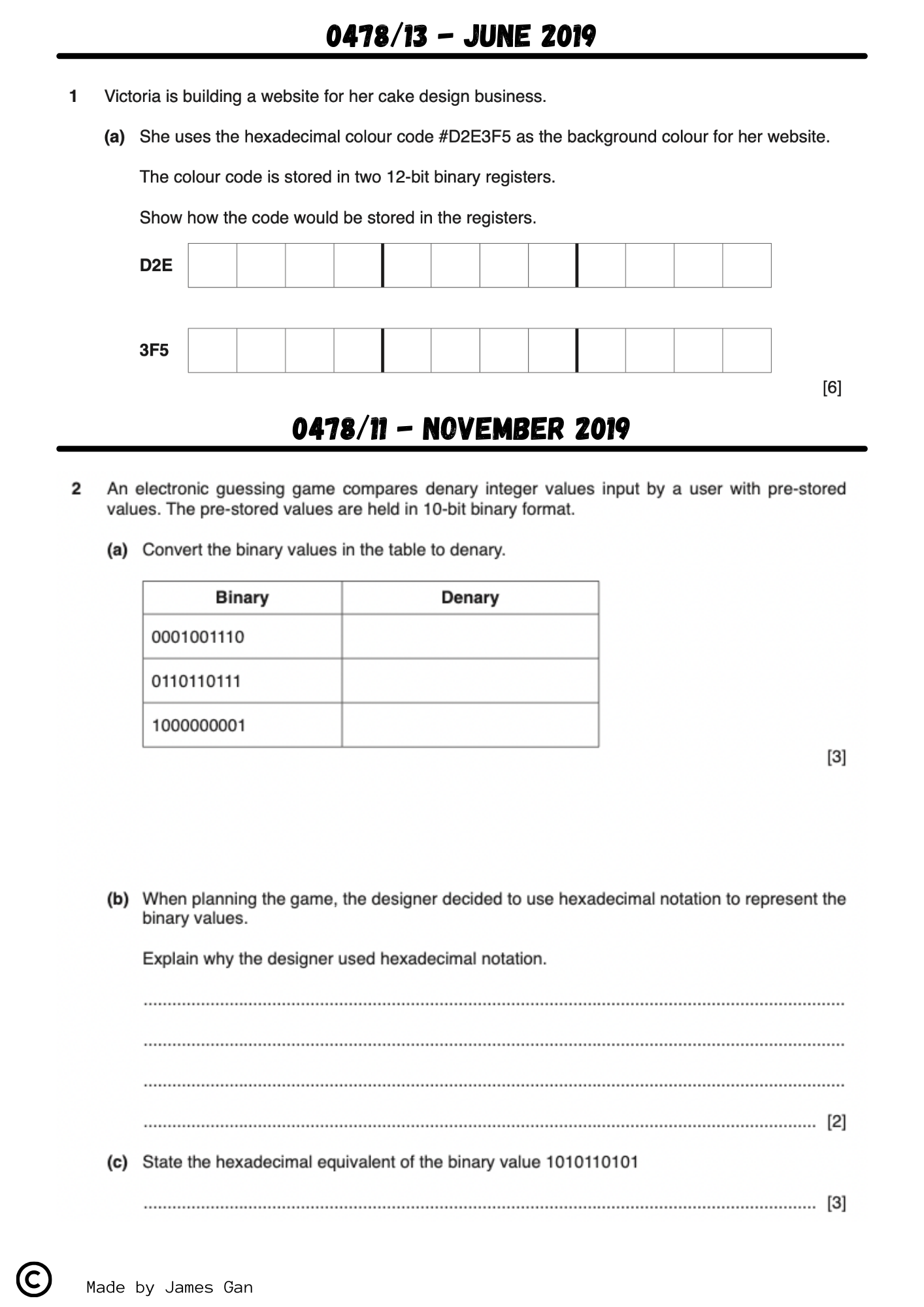 IGCSE Computer Science 0478 Teaching Slides (2024 - 2026) — James Gan