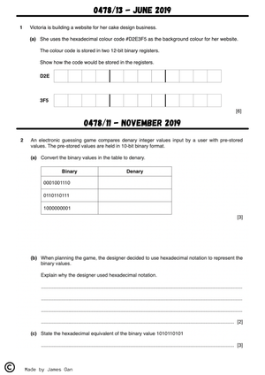 IGCSE Computer Science 0478 Teaching Slides (2024 - 2026) — James Gan