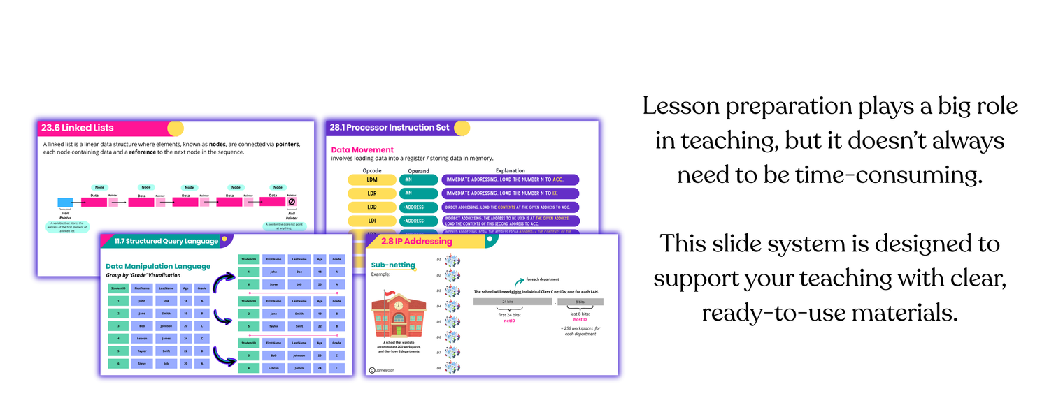 A Level Computer Science 9618 Teaching Slides (2026-2028) — James Gan