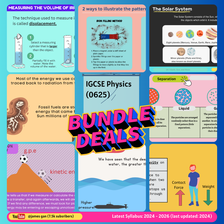 James Gan - A Level & IGCSE Computer Science, IGCSE Physics Slides