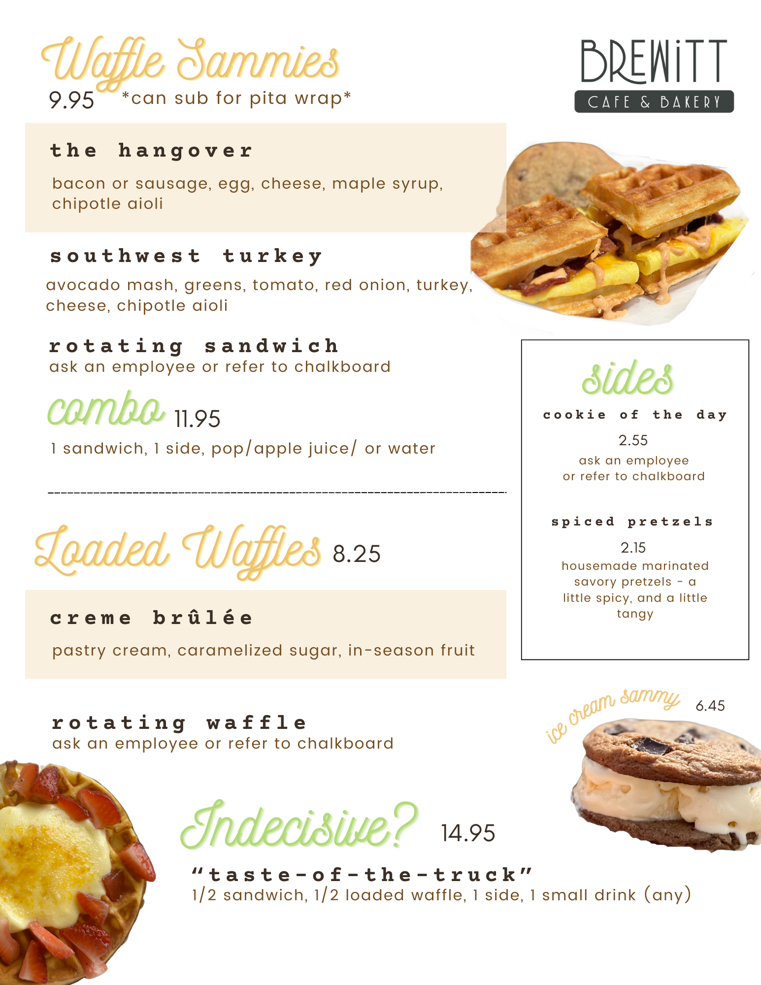Menu — Brewitt Cafe & Bakery