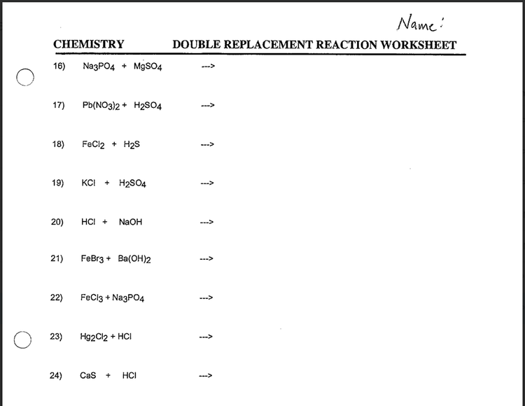 Double Displacement | Explore & Understand Reactions Today — CHEMDUNN