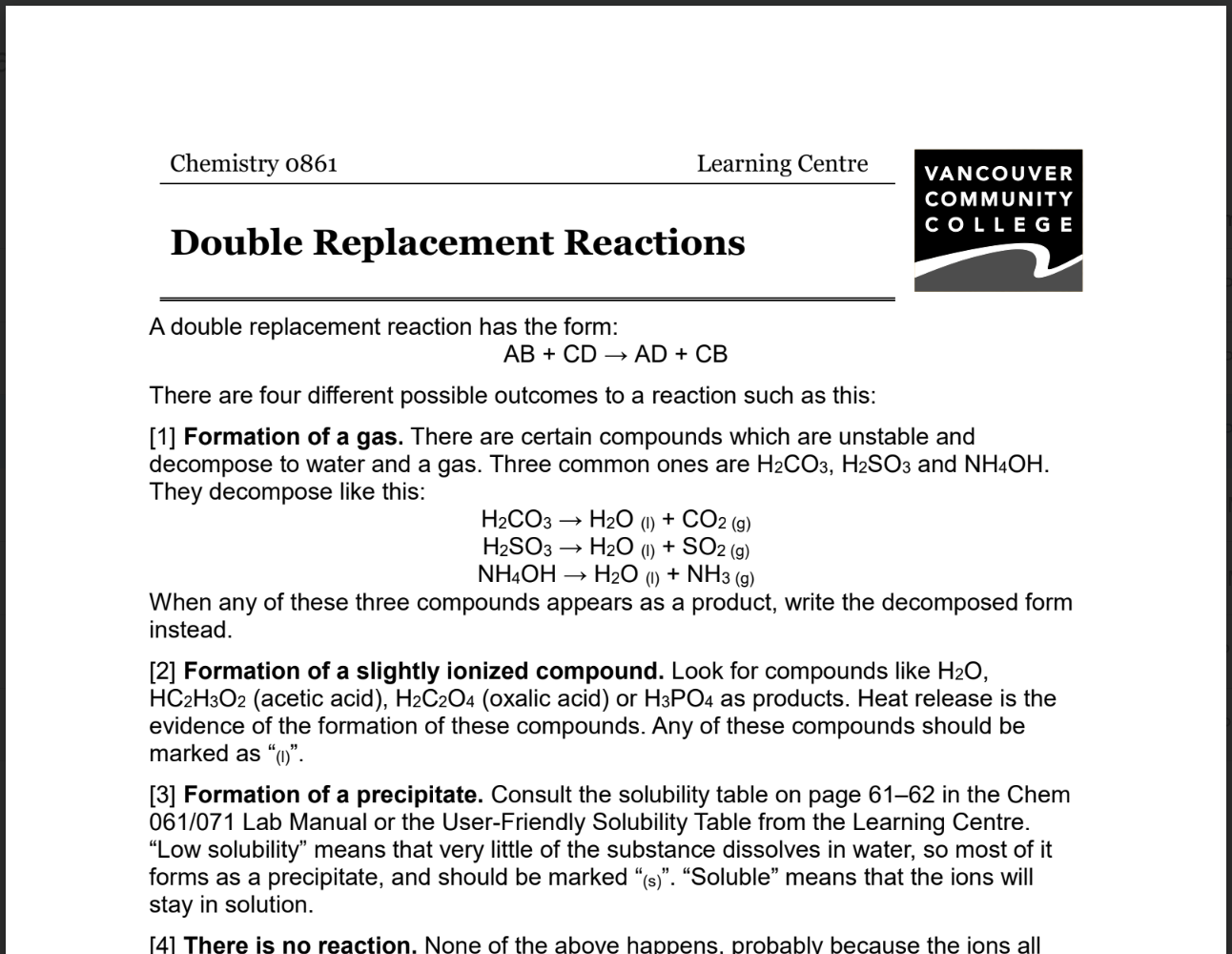 Double Displacement | Explore & Understand Reactions Today — CHEMDUNN