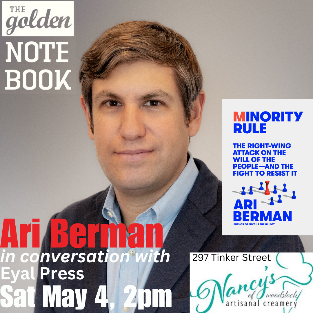EVENTS — Ari Berman — Author & Journalist