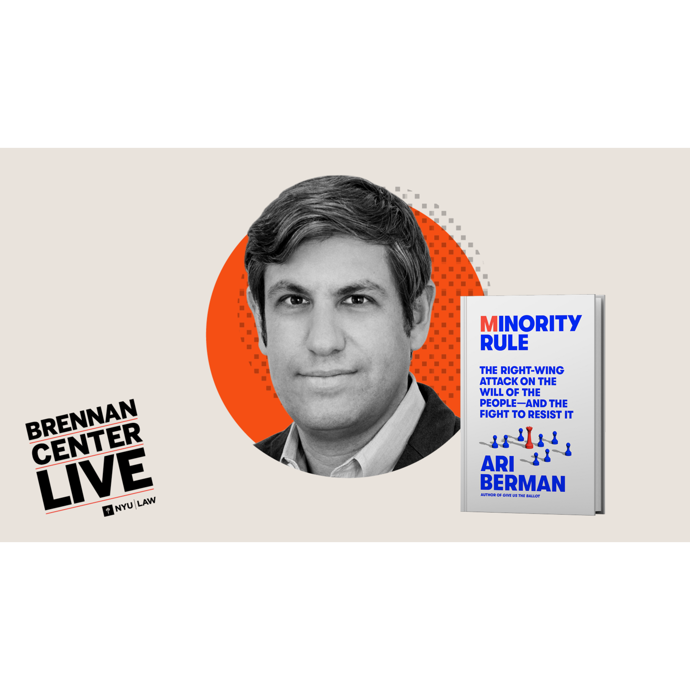 EVENTS — Ari Berman — Author & Journalist